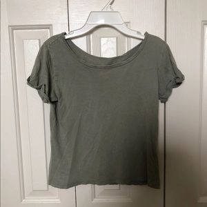 Essentials | Tops | Army Green Extra Small Crop Top | Poshmark